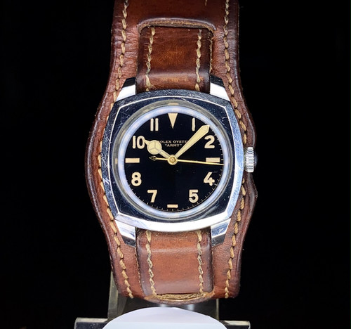 A Rare Rolex Oyster Army Ref 3139, Cushion cased military watch Rolex ...