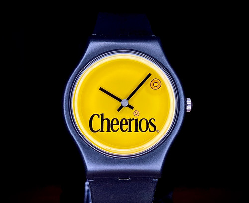 1990s Cheerios promotional floating seconds watch US General Mills ...