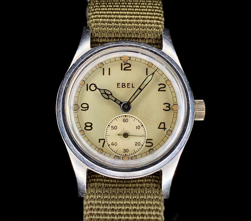 1940s WW2 Ebel ATP military watch, British Military Issue, cal 99 ...