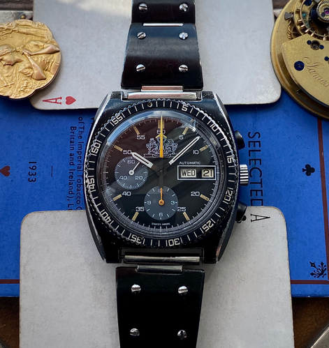 1974 Lemania Chronograph 5012 Philip Morris McLaren F1 team watch ...