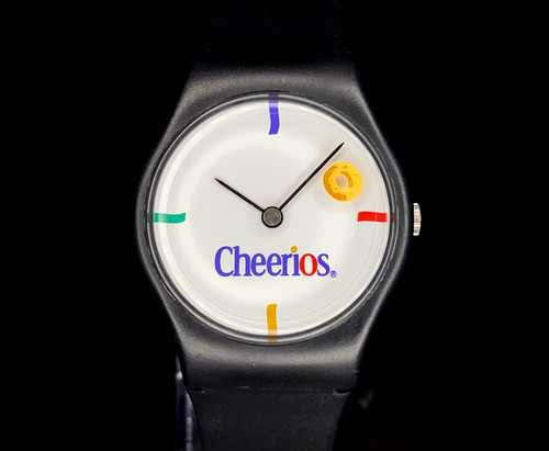 1995 Cheerios Promotional Quartz watch, Floating Seconds Cheerio | Mysite