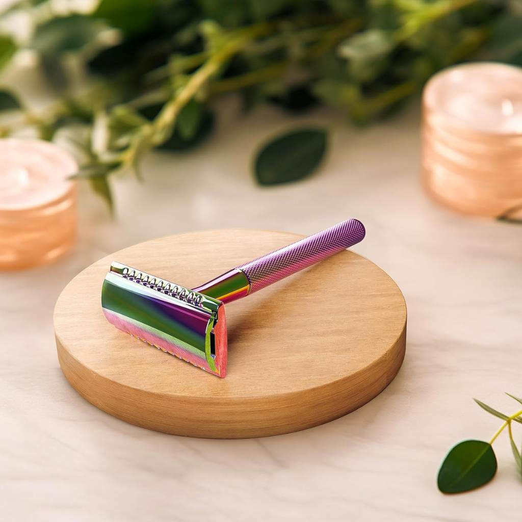 Reusable Safety Razor: Rainbow | Eco Friendly Shaving