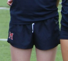 Women's Split Leg Running Shorts | Milton High School T