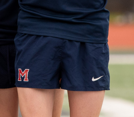 Men's Split Leg Running Shorts | Milton High School T