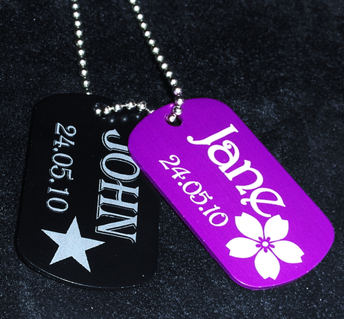 Aluminium Army-style Dog Tag | Jay & Joe