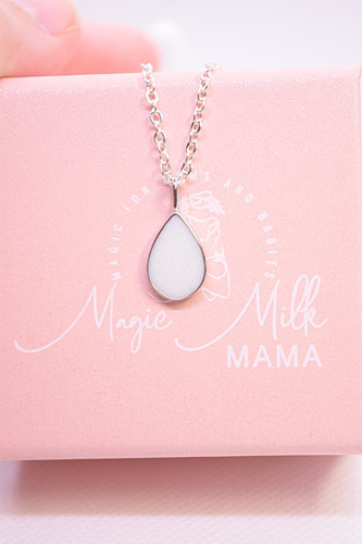 Simple Teardrop Necklace | Magic Milk Mama