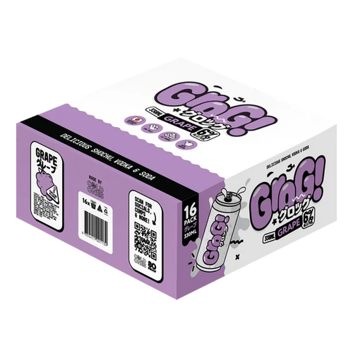 Grog Grape 330ml x 16 Pack | Johnny Whoops