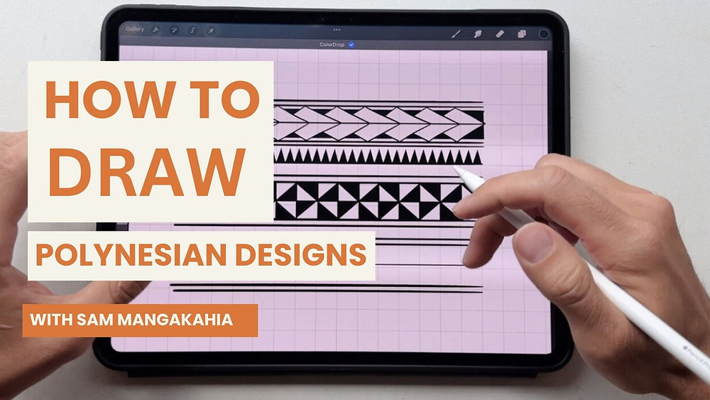How To Draw Polynesian Designs