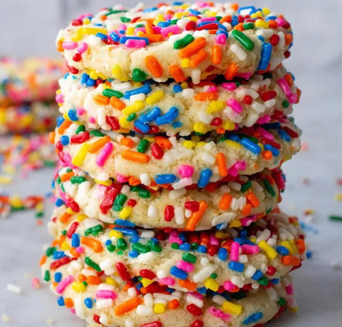 Keto Sprinkle Sugar Cookies - 6 Pack | Sinless Sweets