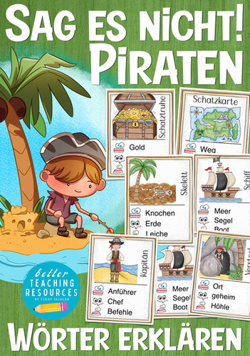 Piraten Sag es nicht Spiel Grundschule | Deutsch und DAZ Material