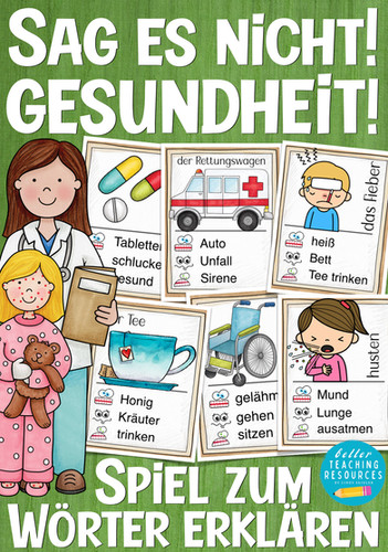 Gesundheit Sag es nicht Spiel Deutsch Grundschule | Unterrichtsmaterial ...