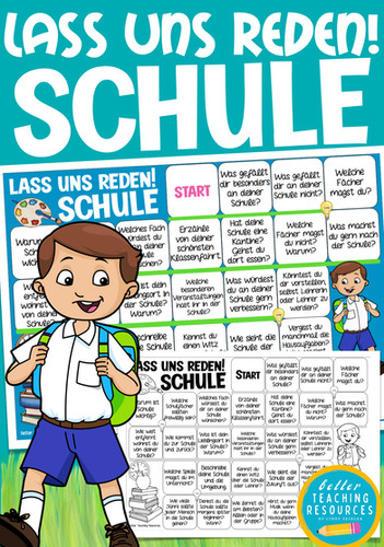 Schule "Lass uns reden" Plauderbrettspiel Deutsch Grundschule ...