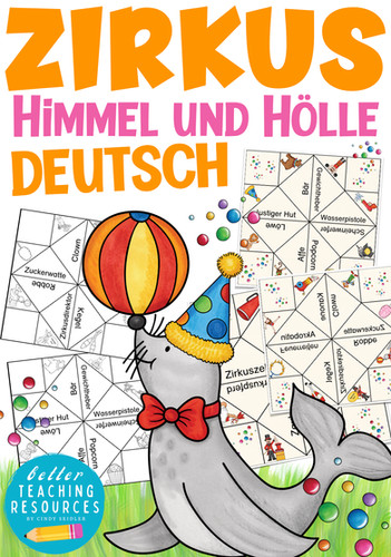 Zirkus - Himmel und Hölle Spiel Deutsch DAZ | Unterrichtsmaterial ...