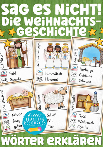 die Weihnachtsgeschichte Spiel für Religion in der Grundschule Sag es ...