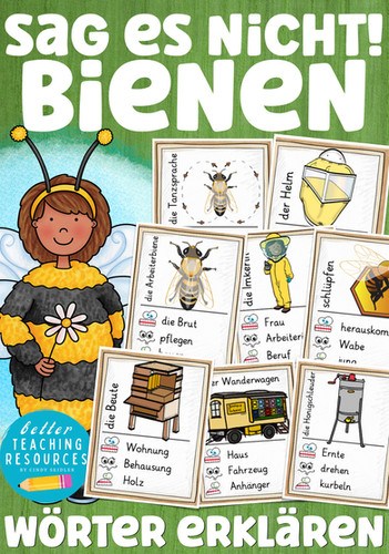 Bienen Sag es nicht Spiel Deutsch Sachunterricht Unterrichtsmaterial