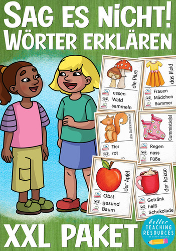 Sag es nicht Spiele Materialpaket Deutsch DAZ Grundschule ...