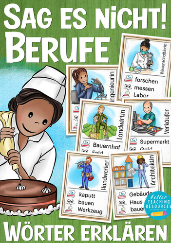 Berufe Sag es nicht Spiel Deutsch Grundschule | Sachunterricht Material