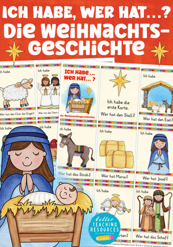 die Weihnachtsgeschichte - Ich habe, wer hat? Spiel Religion ...