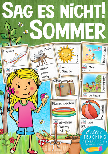 Sommer Sag es nicht Spiel Deutsch Grundschule | DAZ Material