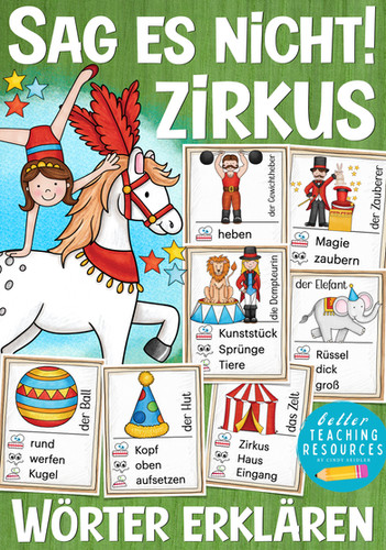 im Zirkus Sag es nicht Spiel Deutsch Grundschule | Zirkuswoche I ...