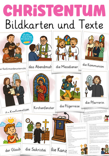 Christentum Bildkarten Religion in der Grundschule | Kinderkirche ...