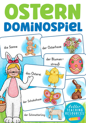 Ostern Domino Spiel für Deutsch | Unterrichtsmaterial für die ...