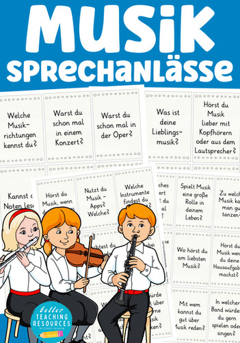 Musik Sprechanlässe Deutsch und Deutsch als Zweitsprache I über ...