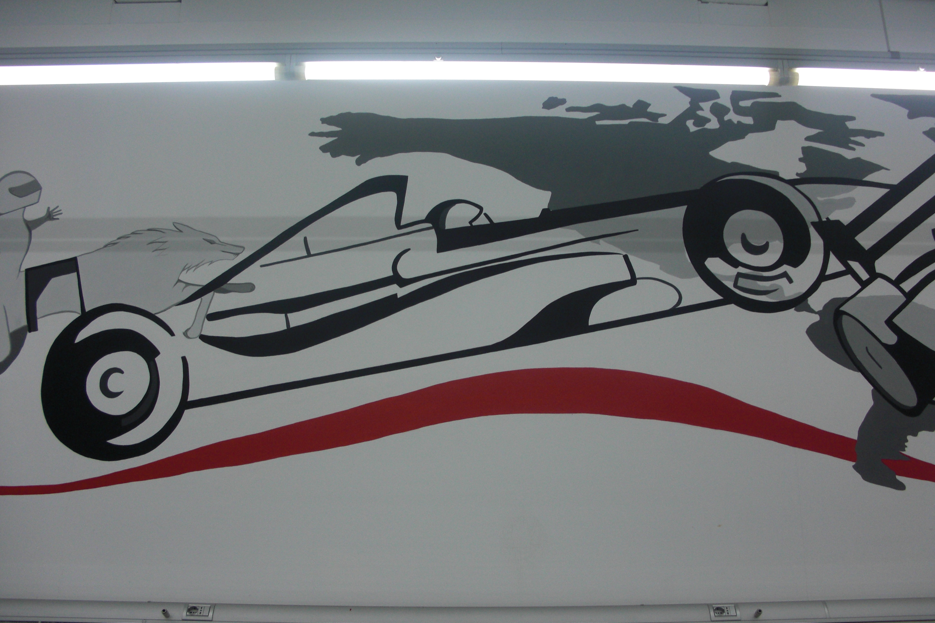 Italian F1 Mural Art