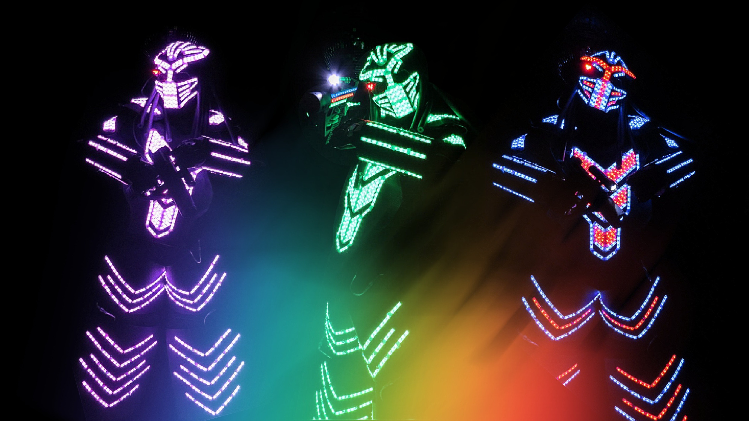 DEPREDADOR NM, show de robot led | animación de evento