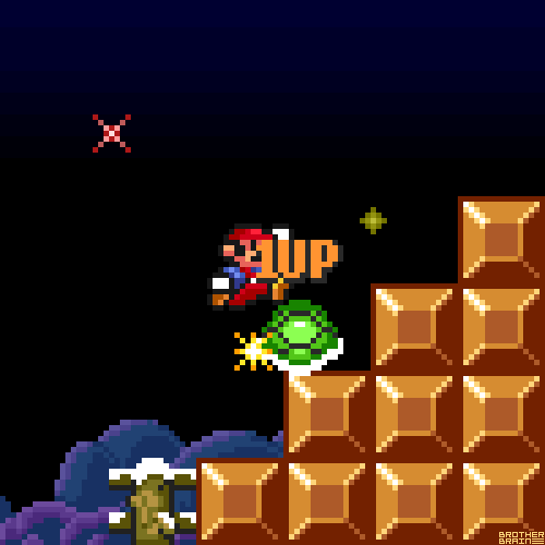 Mario 1up (gif)