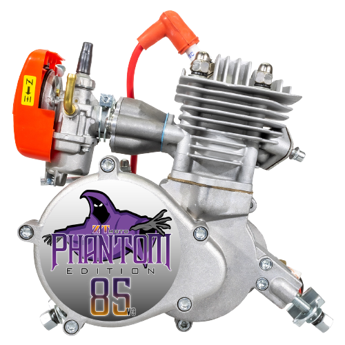ZTMoto Phantom 85 V3 85cc Motorized Bicycle Kit - 52mm Piston 2-Stroke ...