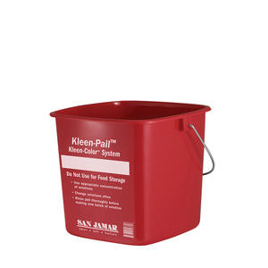 Jurin's | Kleen-Pail Sanitizing Pail Red 3 qt each