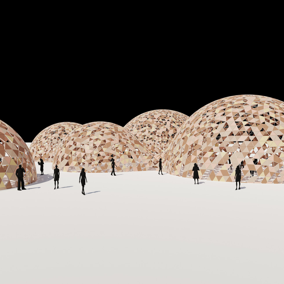 Triangle Panel Pavilion | JuneLee Architecture