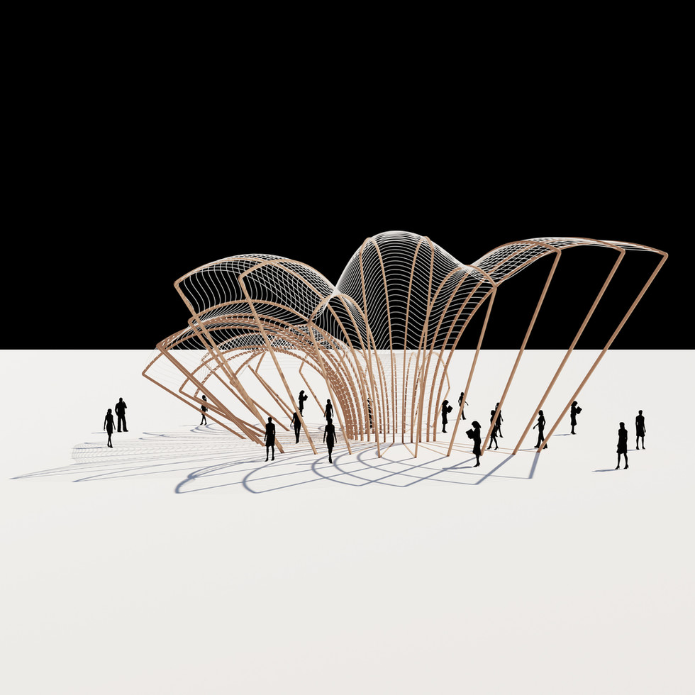 Random Arc Tunnel Pavilion | JuneLee Architecture