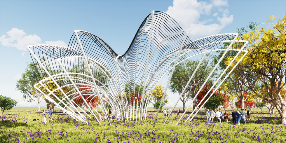 Random Arc Tunnel Pavilion | JuneLee Architecture