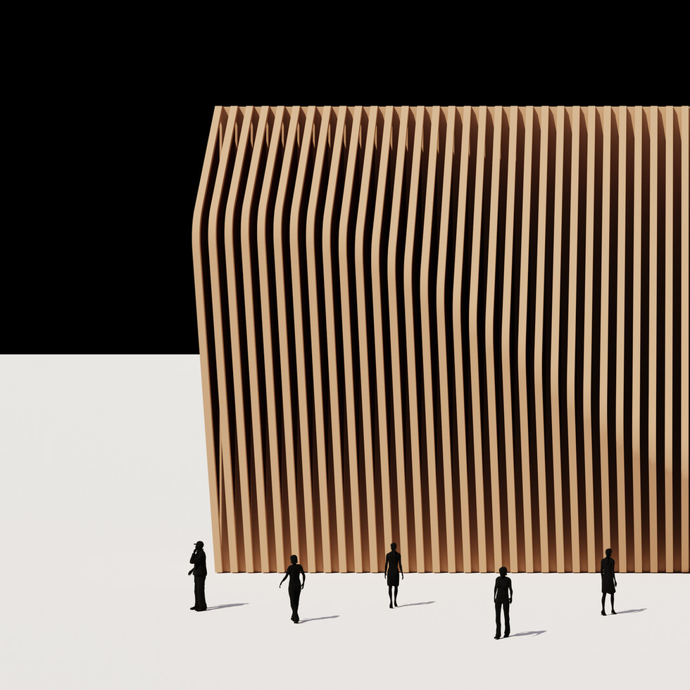 Vertical Louver Facade | JuneLee Architecture