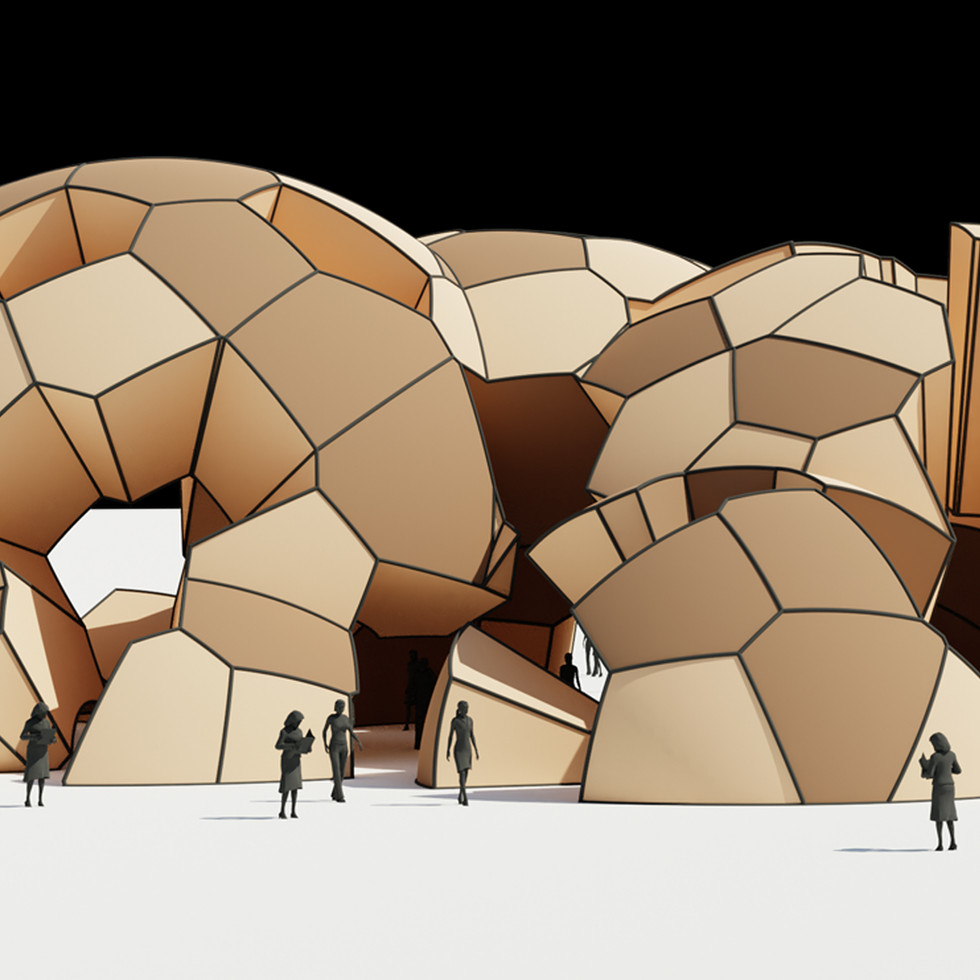 Boolean Sphere and Voronoi | JuneLee Architecture