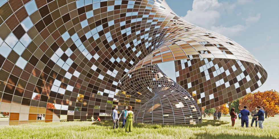 Rotated Arc Pavilion | JuneLee Architecture