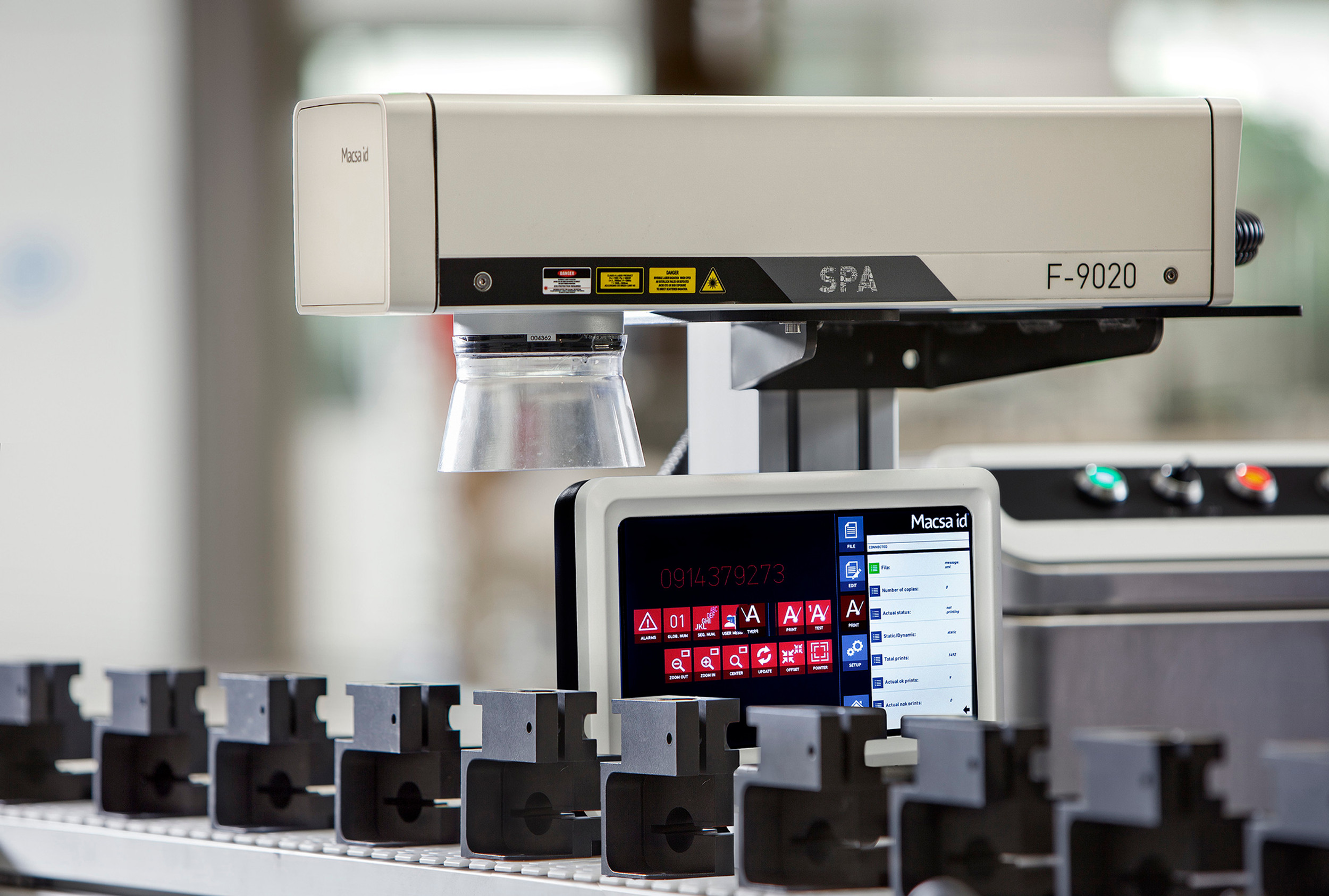 Macsa | SPA F Fiber Laser | Packaging Laser