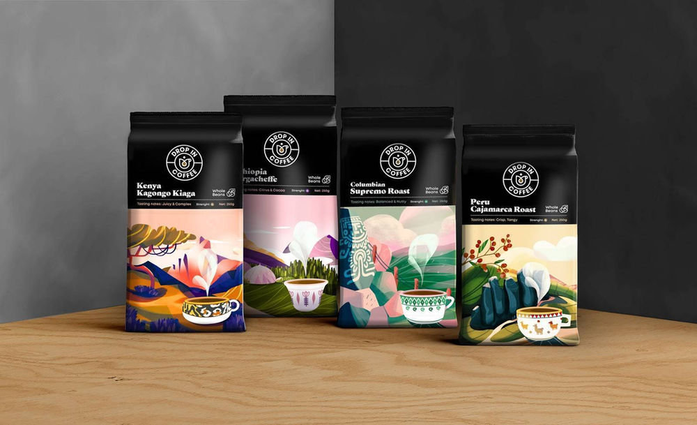 10 Great Examples of Flexible Coffee Packaging Design