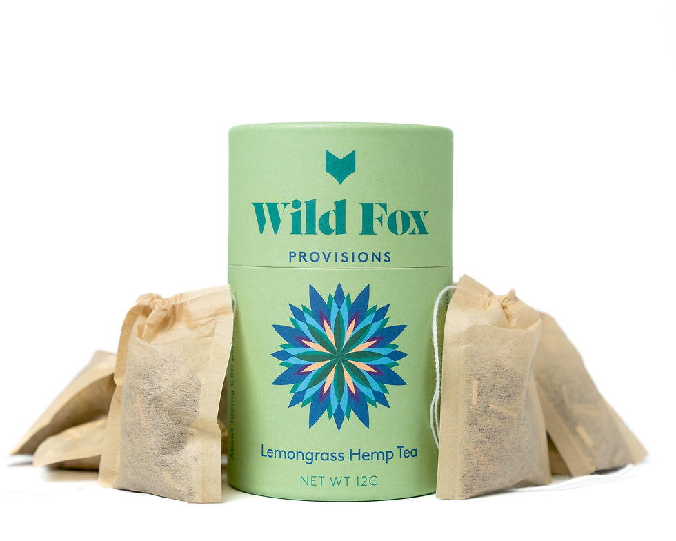 Organic Hemp Tea, Hemp Tea Bags | Wild Fox Provisions