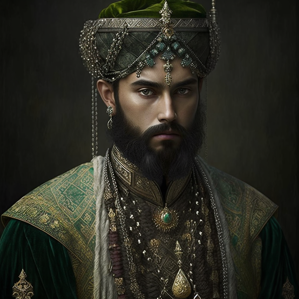 Reimaging the 6 Great Mughals with AI
