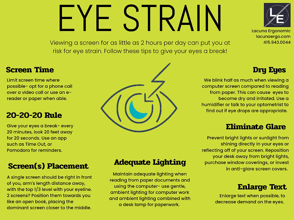 Eye Strain Tips