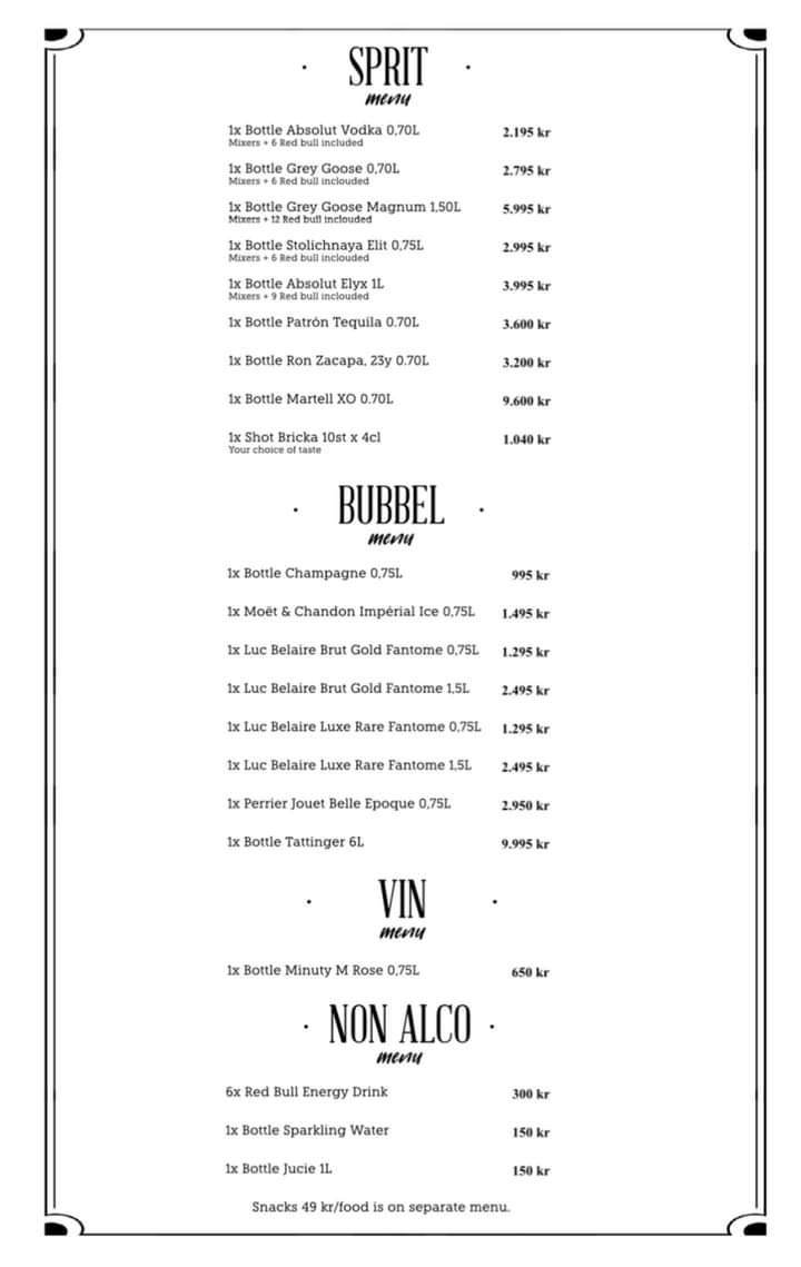 VIP Table | Hyde Stockholm