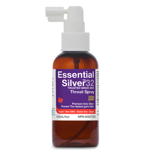 Essential Silver™ Super Strength 32 ppm Throat Spray | jardine