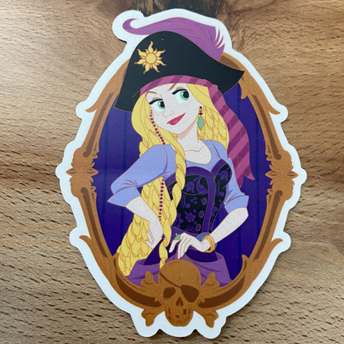 Rapunzel Pirate Princess Sticker | DKriss Family