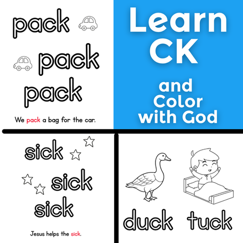 Learn CK with God – Christian Phonics Worksheets for Kindergarten & 1st ...