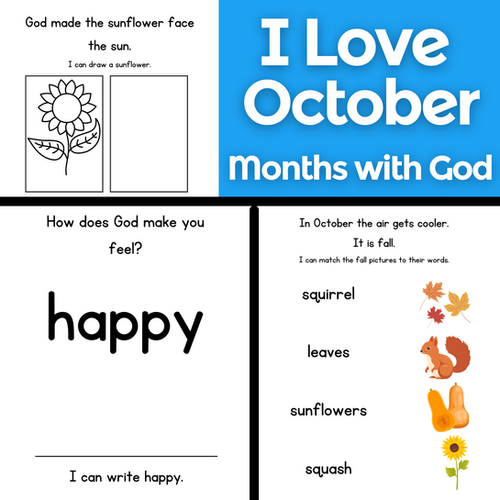 I LOVE October: Learning With God Series | Leilani Melendez