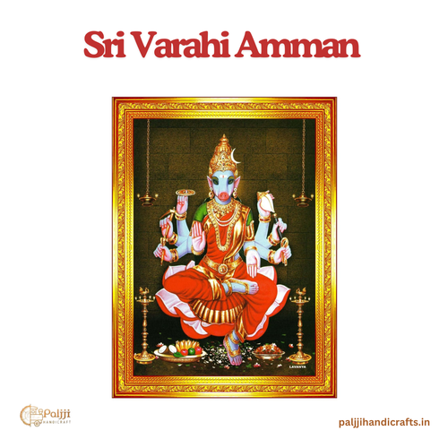 Varahi Amman Photo Frame: Devi Blessings | 10 x 13 Inches | Varahi Amma