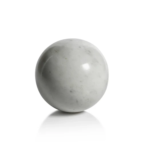 Marble Fill Ball - White - Extra Large | The Paloma Reno